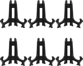 Milisten 6 St&uuml;ck M&uuml;nzpr&auml;sentationsst&auml;nder aus Robustem Kunststoff mit Staffeleifunktion f&uuml;r Medaillen und Sammlerm&uuml;nzen im B&uuml;ro