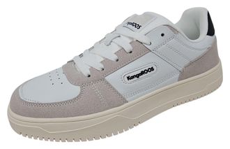 Kangaroos Unisex K-Nat Harper Sneaker, White/Vapor Grey, 46 EU