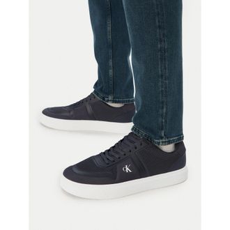 Calvin Klein Sneakers Calvin Klein Classic Cups Laceup Knit HM0HM02130 Dunkelblau
