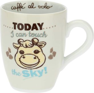 Thun Henkelbecher mit Giraffe - Today I can Touch The Sky