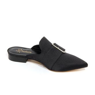My Chalom Satin Schuhe im Sabot-Stil - - Shoes - Damen - Schwarzk - 36 EU