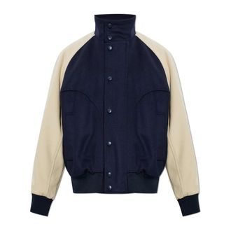Balmain Homme, Vestes, Bleu, Taille: L Bomber en laine