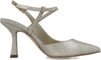 Menbur Femme, Chaussures, Jaune, Taille: 37 EU Slingback laminata cinturino alla caviglia