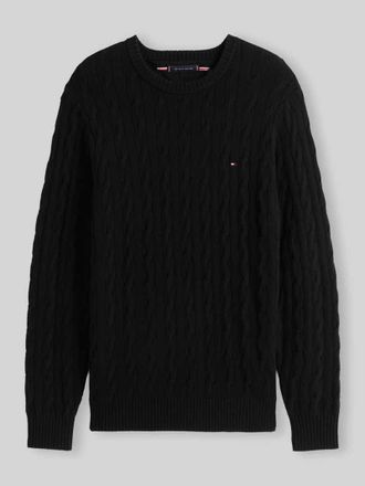 Tommy Hilfiger Regular Fit Pullover aus reiner Schafswolle