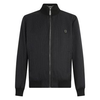 Philipp Plein Klassische Trainingsjacke - - Jackets - Herren - Schwarzk - 3XL