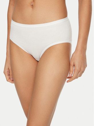 Triumph Klassische Pantys mit hohem Bund-Set Sense Of Cotton 10225046 Weiß