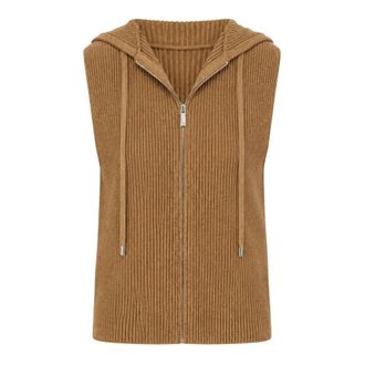 Max Mara Mescal Vest - - Jackets - Damen - Braun - XS