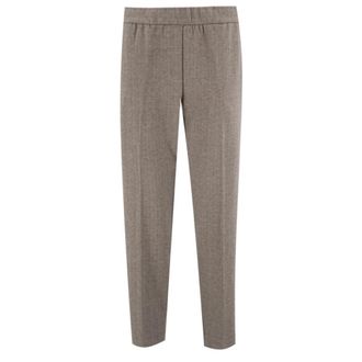 Le Tricot Perugia Straight Hosen - - Trousers - Damen - Braun - S