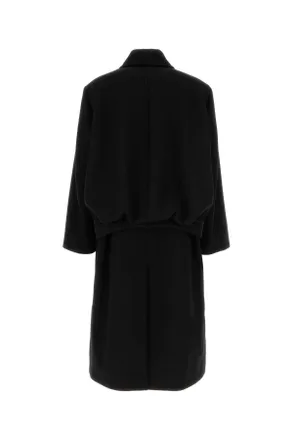 Balenciaga Wool Coat - Black