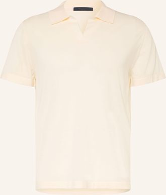 HUGO BOSS Strick-Poloshirt Niro Regular Fit beige