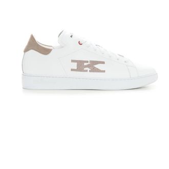 Kiton Sneakers mit kontrastierender Ferse - - Shoes - Herren - Wei&szlig; - 46 EU