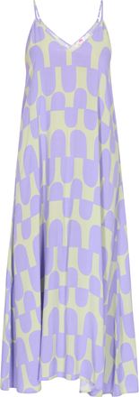 Mymo Kleid Frauen Limetten-Lavendel