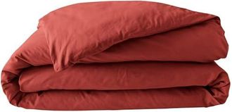 Douceur d'Int&eacute;rieur Bettbezug (240 x 220 cm), Perkalin, Terrakotta, 100% Baumwollperkal