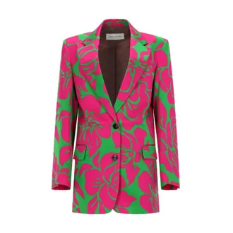 Dries Van Noten Einknopf-Blazer - - Jackets - Damen - Mehrfarbig - S