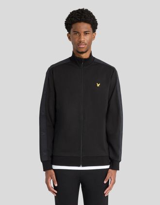 Lyle & Scott Padel-Trainingsjacke mit Besatz