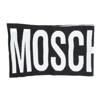Moschino Bicolor Wolle Kaschmir Schal - - Accessories - Damen - Schwarzk - ONE SIZE