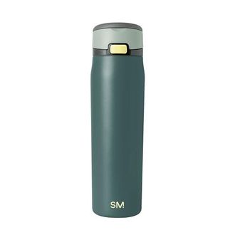 Simple Modern Mesa Loop Trinkflasche mit Strohhalm | Becherhalterfreundliche isolierte Edelstahlflasche f&uuml;r Reisen, Sport und Schule | 710ml | Steel Harbor