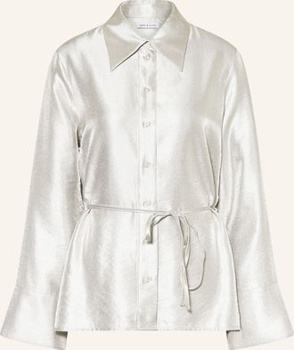 Mrs & Hugs Mrs & Hugs Hemdbluse silber