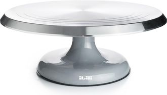 Ibili Prof Drehplatte f&uuml;r Kuchen, 29 cm, Aluminium, Silver