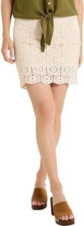 Grain de Malice Jupe Courte en Crochet Femme