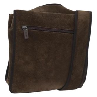 Miu Miu Pre-owned Suede Shoulder Bag - - Pre-owned - Damen - Braun - ONE SIZE