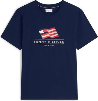 Tommy Hilfiger Shirt Wavy Flag Appliqu