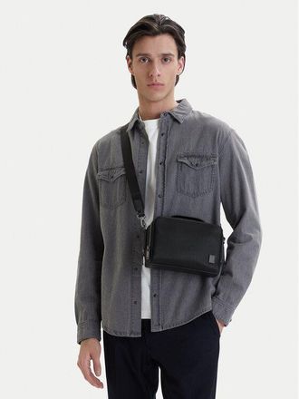 Calvin Klein Umh&auml;ngetasche Emblem Hw Camera Bag LV04D3291G Schwarz