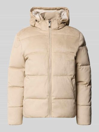 Guess Regular Fit Steppjacke in Leder-Optik