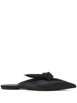 Lanvin mules à bout pointu - Noir