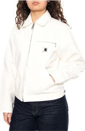 Carhartt Work in Progress Femme, Vestes, Blanc, Taille: 40 FR OG Detroit Jacket