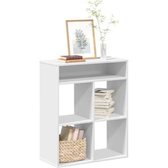 vidaXL vidaXL Biblioth&egrave;que blanc 66x31x80 cm bois ding&eacute;nierie