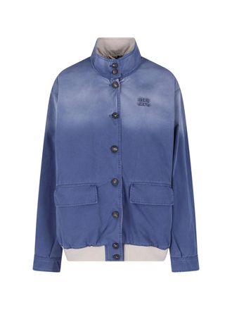 Miu Miu Baumwoll-Twill-Blousonjacke