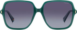 Polaroid Damen PLD 6219/S Sonnenbrille, grün, 54