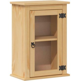 vidaXL Armoire murale de salle de bain Corona bois de pin massif vidaXL