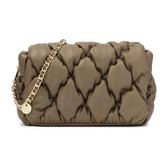 Kazar Weiche gesteppte Handtasche in Taupe-Farbe - - Bags - Damen - Beige - ONE SIZE