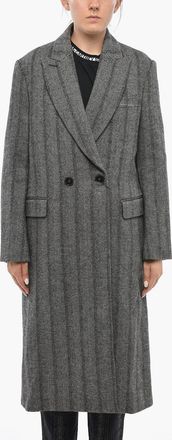 Stella McCartney Doppelreihermantel KATHERINE aus Wollmischung mit Fischgr&auml;tmuster Stella McCartney