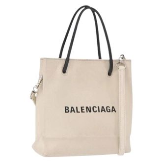 Balenciaga Sac cabas vintage Pre-owned - Femme - Pre-owned - Beige - Taille: ONE Size