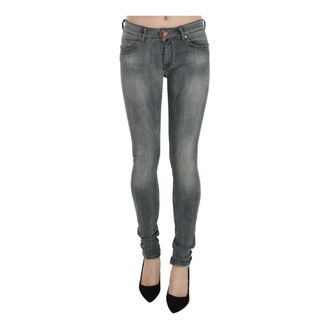 Plein Sud Femme, Jeans, Bleu, Taille: W28 Jean Skinny Taille Moyenne en Denim