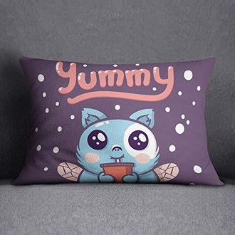 Questo Casa Dekorativer Kissenbezug, Kissenbezug, Heimdekoration, für Sofa, Café, Größe: 35 x 50 cm, entworfen und hergestellt in der Türkiye