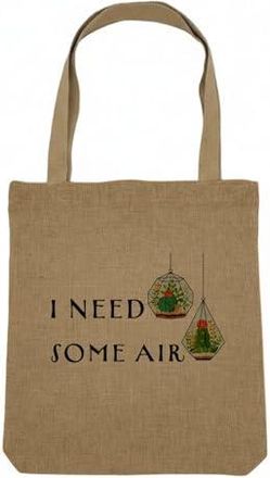 Fabulous Sac Shopping Tote Bag Aspect Lin - I need some Air Plants Air Plant Gardening Tillandsia - Sac de Courses Toile Epaisse 360g Beige Naturel Cabas Port&eacute;