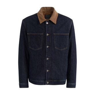Dondup Regular-fit Jacke aus 14 oz Denim - - Jackets - Herren - Blau - M