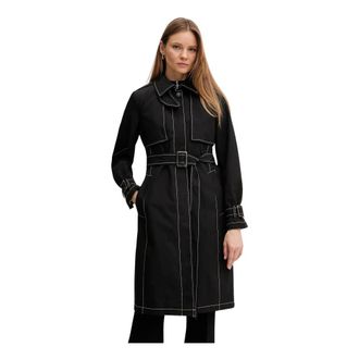 DKNY Dlempy Trenchcoat - - Coats - Damen - Schwarzk - M
