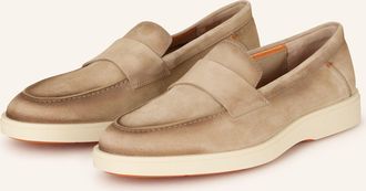 Santoni Slipper Revolve braun