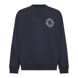 Stone Island Homme, Sweatshirts et sweats à capuche, Bleu, Taille: XL SweaT-shirt