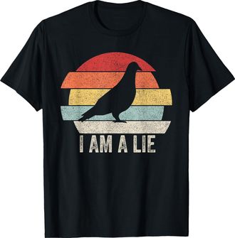 Catch Some Rays Vintage Retro I Am A Lie Shirt Bird Arent Real T-Shirt