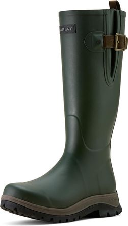 Ariat Mens Woodstock Rubber Boots in Olive Night, D Medium Width, Size 41.5, by Ariat