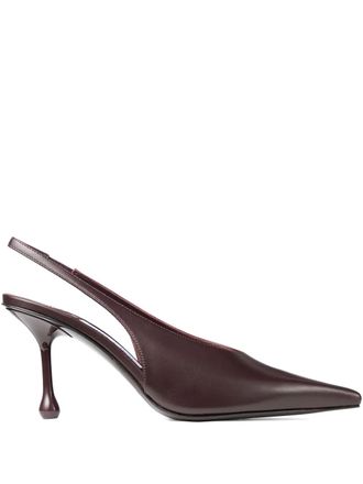 Jimmy Choo London escarpins Isa 80 mm à bride arrière - Marron