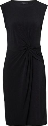 s.Oliver Minikleid Kleid &Auml;rmelloses Jersey-Kleid mit Knoten-Detail und Leo-Print
