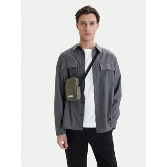 Calvin Klein Umh&auml;ngetasche Calvin Klein Sleek Slim Reporter LV04D3233G Gr&uuml;n