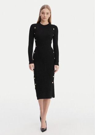 Guess Strickkleid W6RK06 Z2YJ2 Schwarz Regular Fit